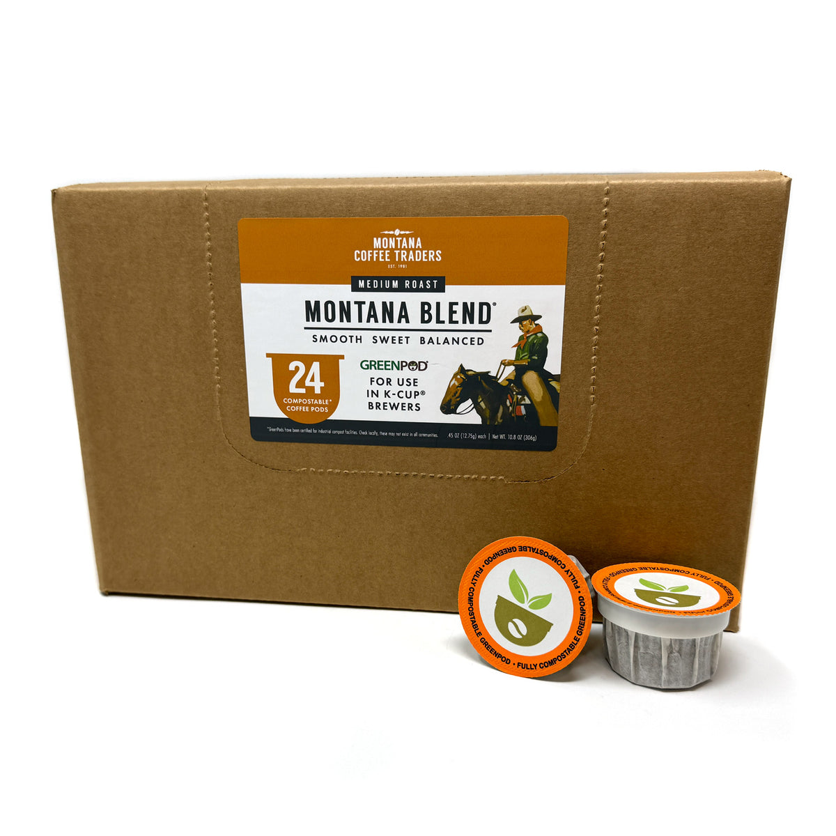 Montana Blend Compostable Coffee Pods - 24 count – Montana Coffee Traders